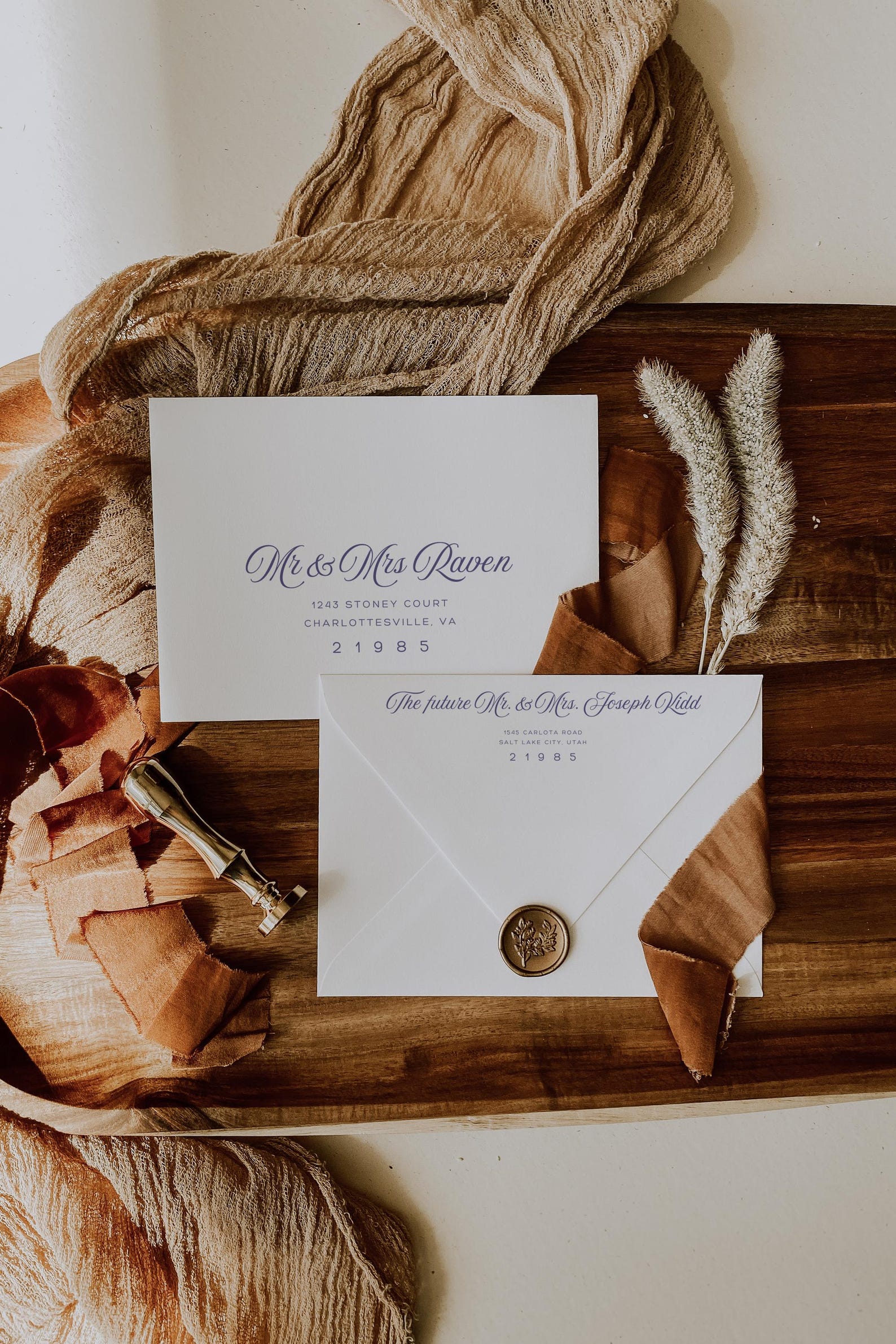 Printable Wedding Envelope Template | Modern Wedding Envelope Address ...