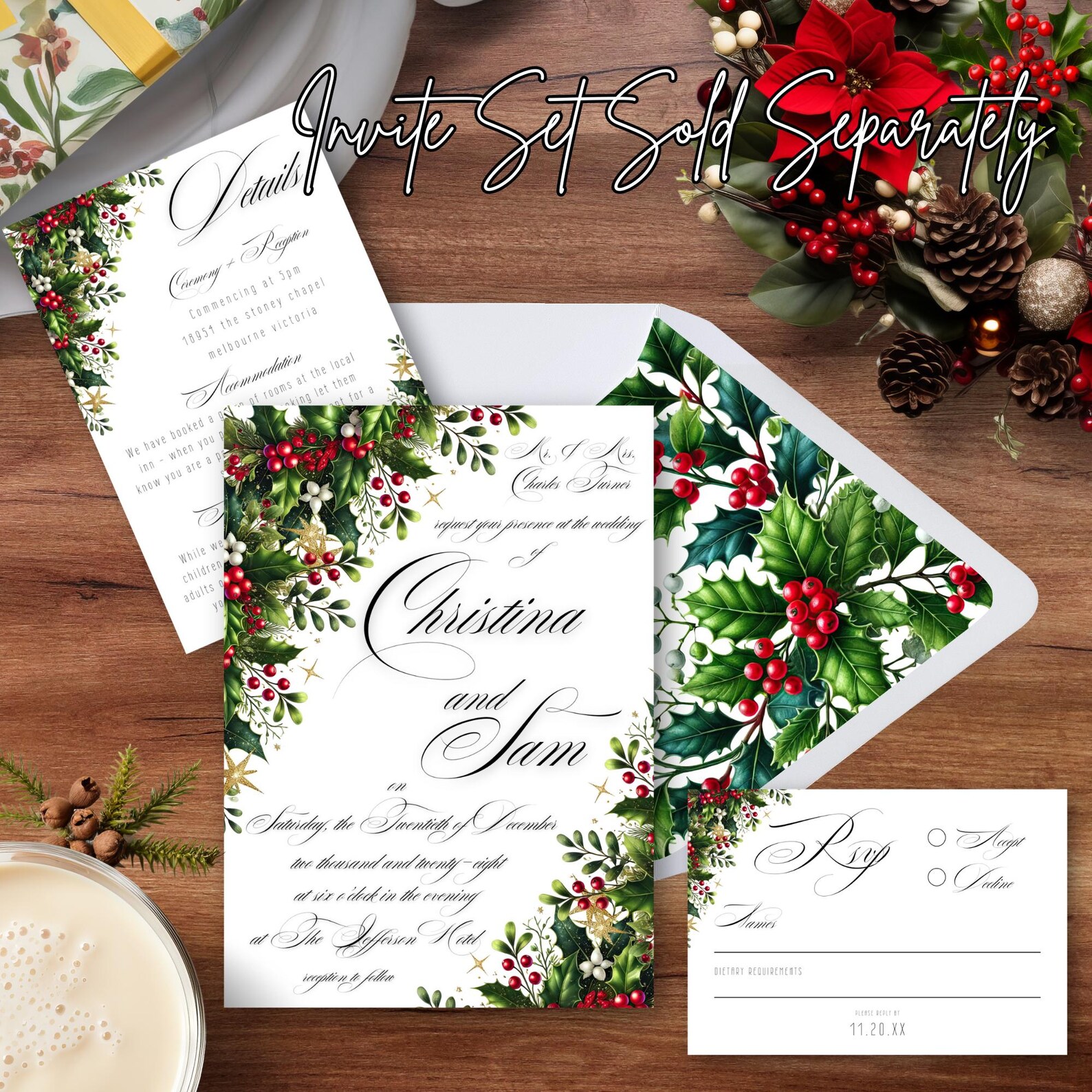 Elegant Floral Wedding Envelope Liners | Printable Christmas Envelope ...
