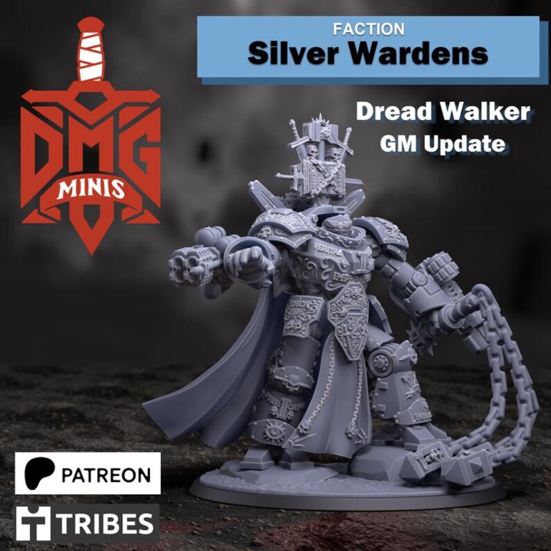 Silver Wardens Dread Walker Demon Slayer Knight Grand Master Upgrade - Etsy