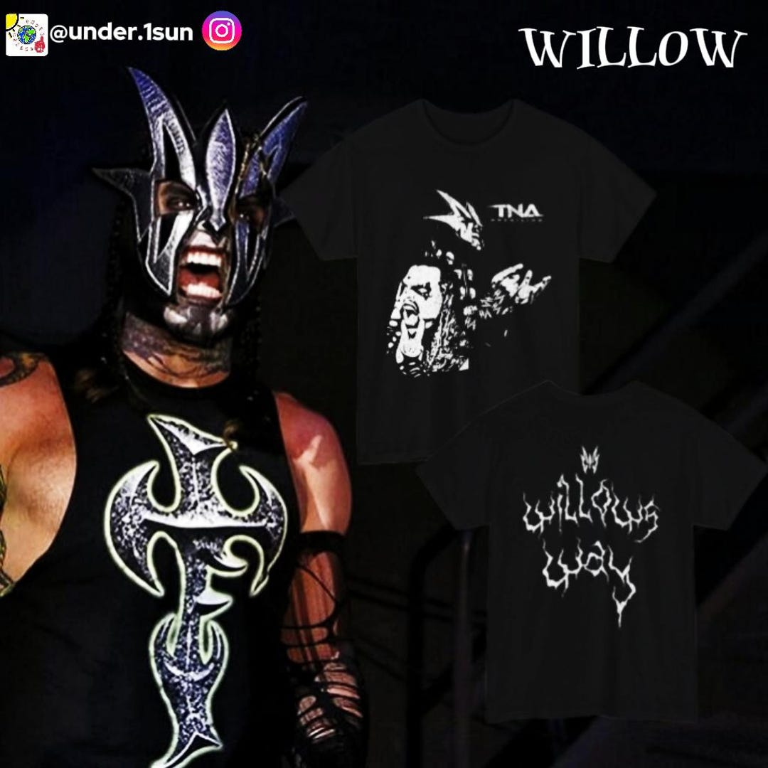 Willow/jeff Hardy Tna Wrestling Graphic Tee - Etsy