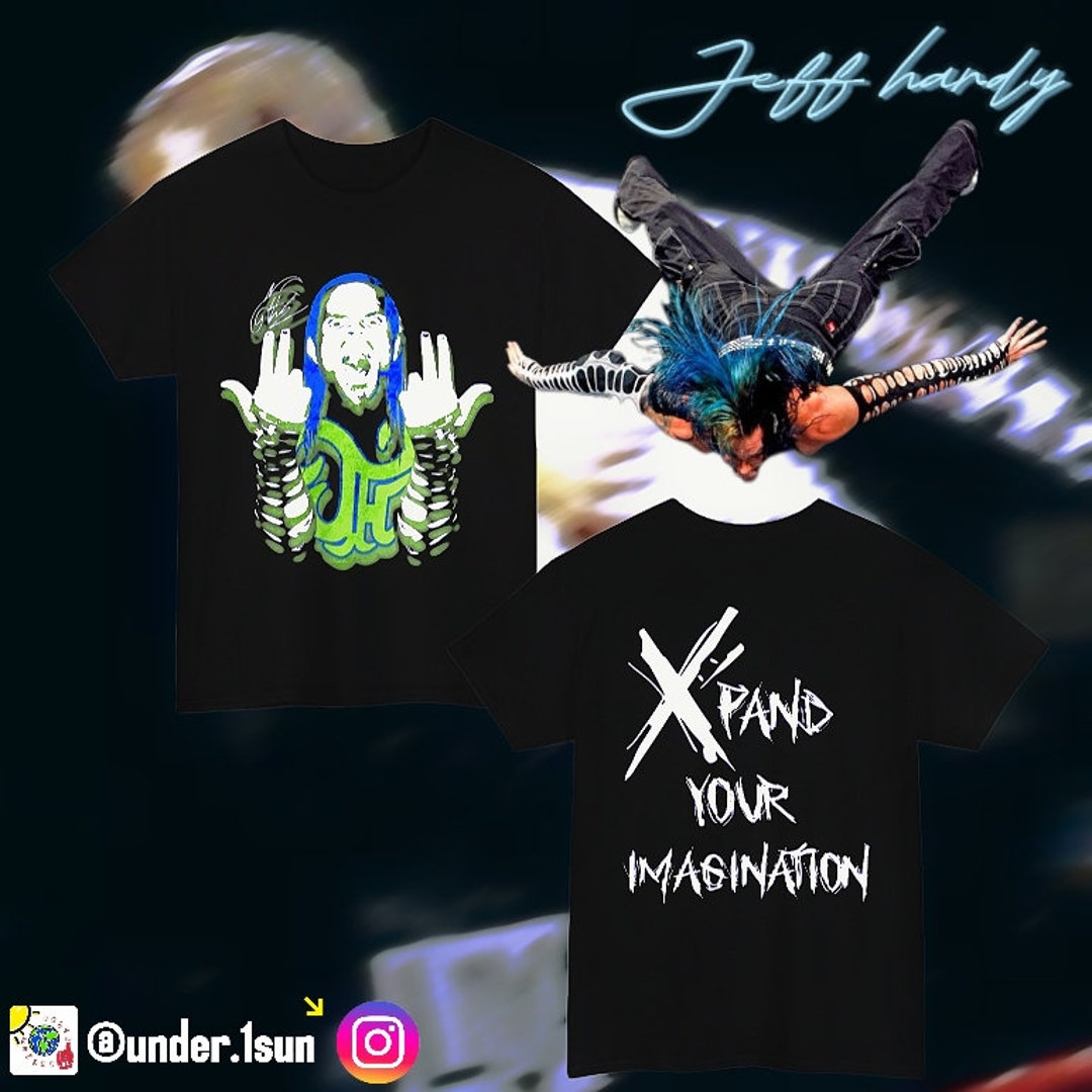 Jeff Hardy, Team Extream,hardy Boys Wrstling Graphic Tee (wwe,tna) - Etsy