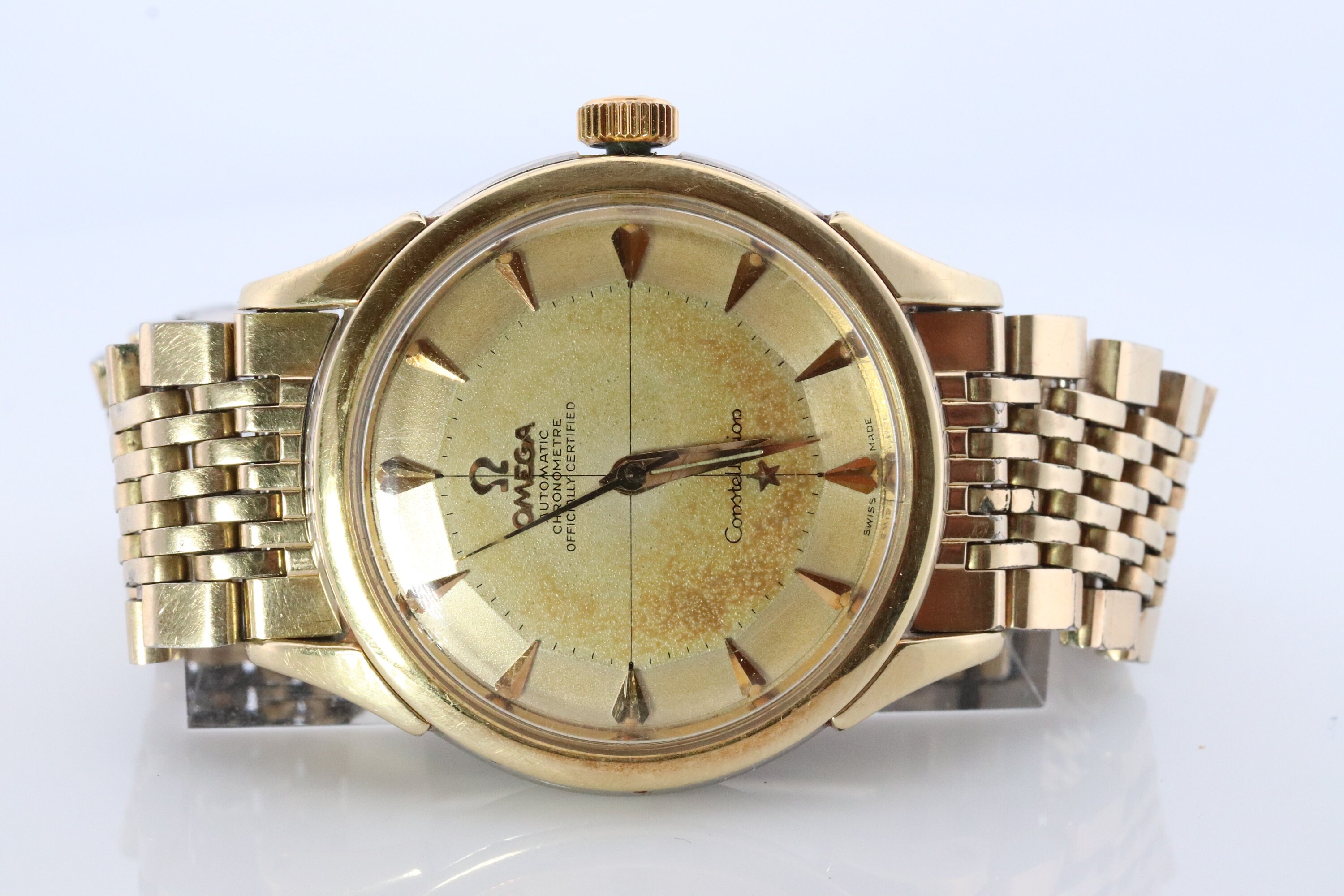 Omega Constellation Pie Pan Watch. Authentic Mens Omega Automatic 5852 ...