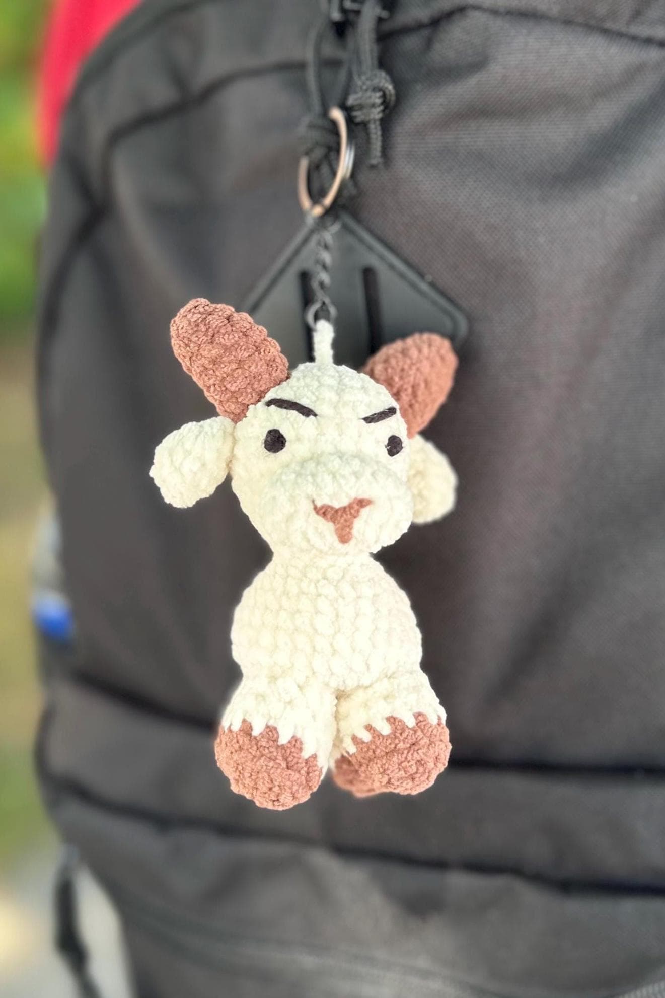Angry Goat Keychain - Etsy