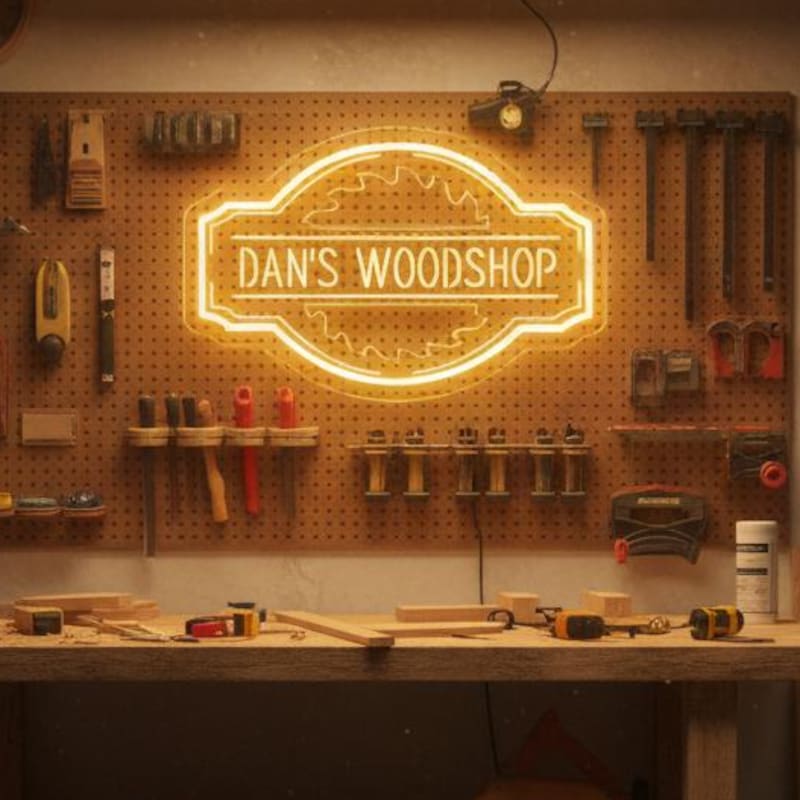 Backlit Wood Sign - Etsy