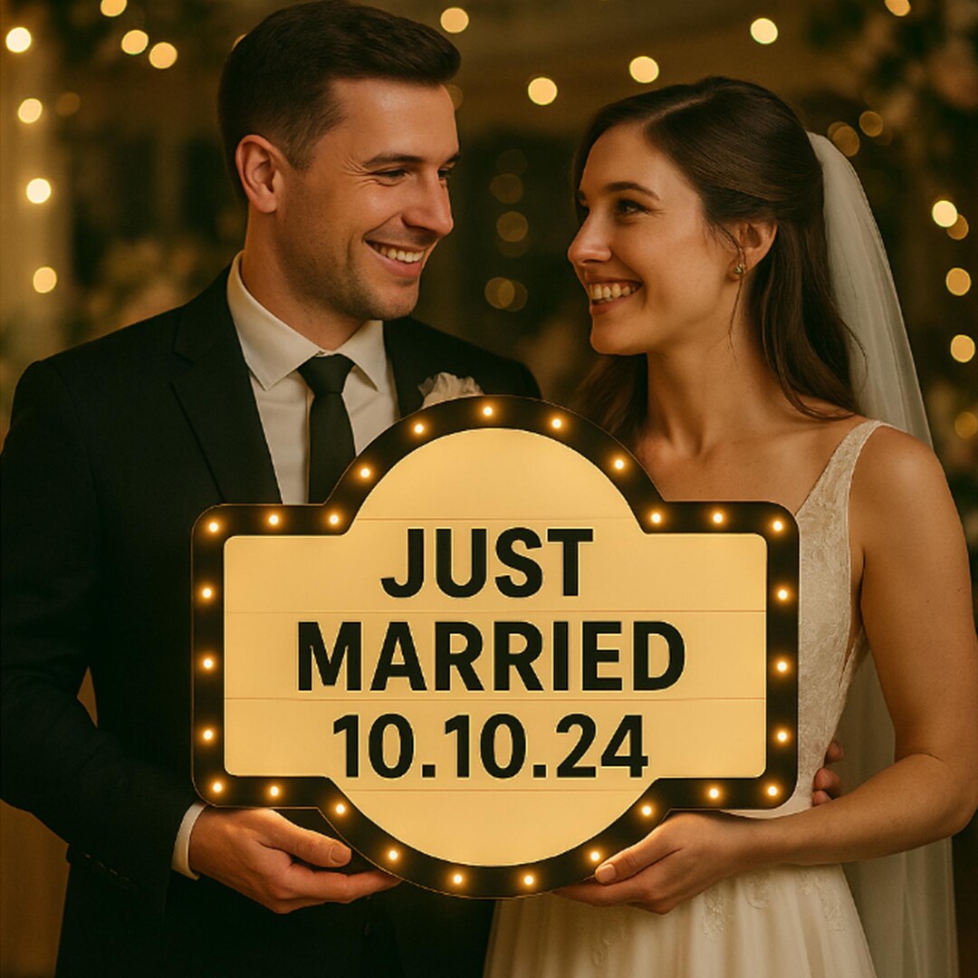 Custom Wedding Marquee Sign,wedding Reception Sign,personalized Wedding ...