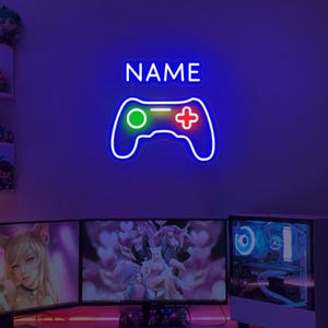 Custom Gamer Neon Sign Game Controller Neon Sign, Gamer Gifts for Teens ...