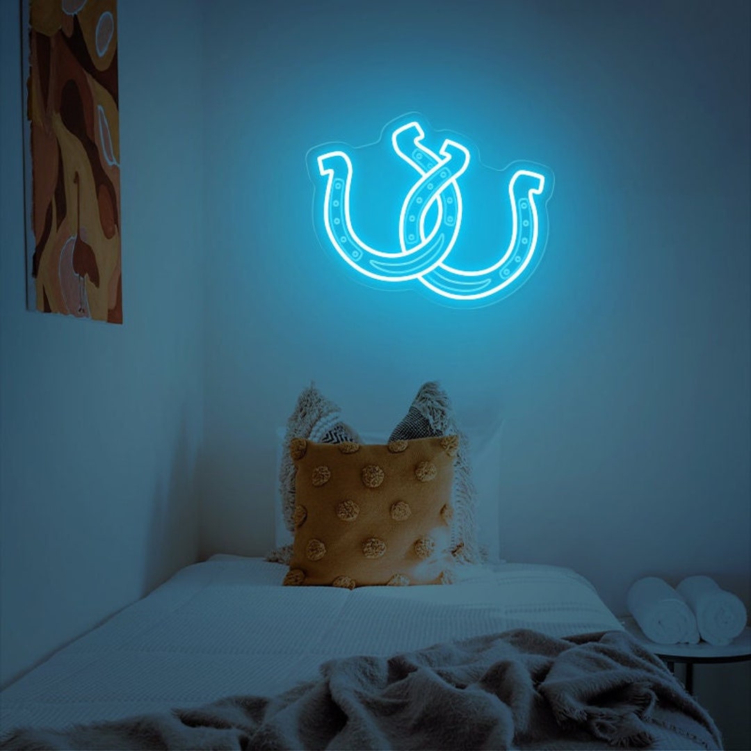 Horseshoe Wall Neon Sign,western Decor,cowgirl Light Gifts Western ...