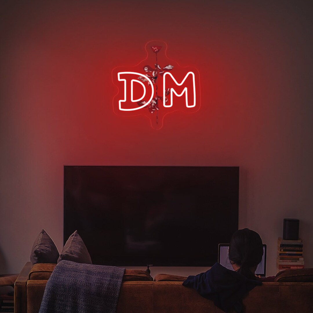 Rock Band Neon Sign, Madvillain, Music Lover Gifts, Enjoy the Silence ...