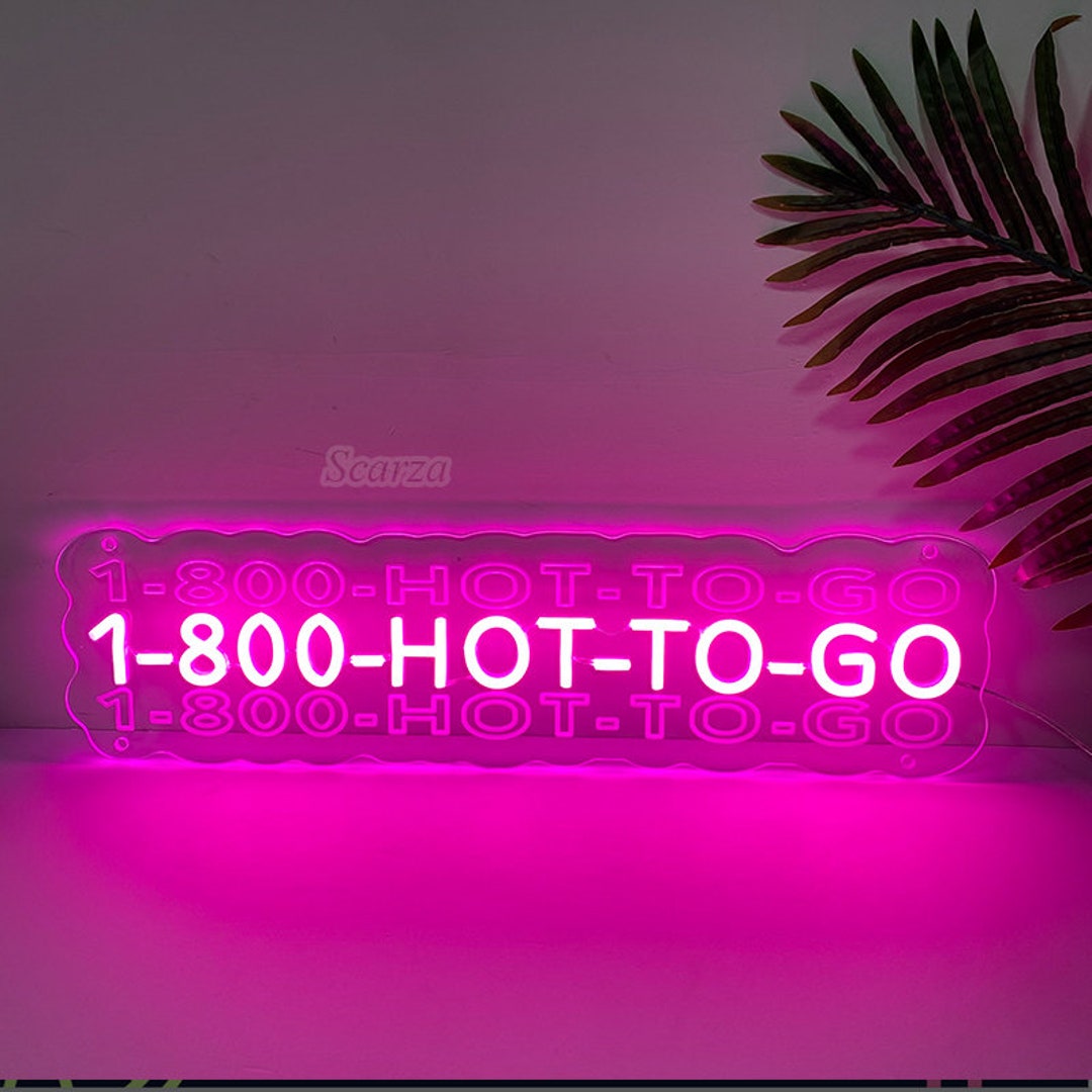 HOT TO GO Neon Sign, Midwest Princess ,gift for Hot Girls, Chappell ...