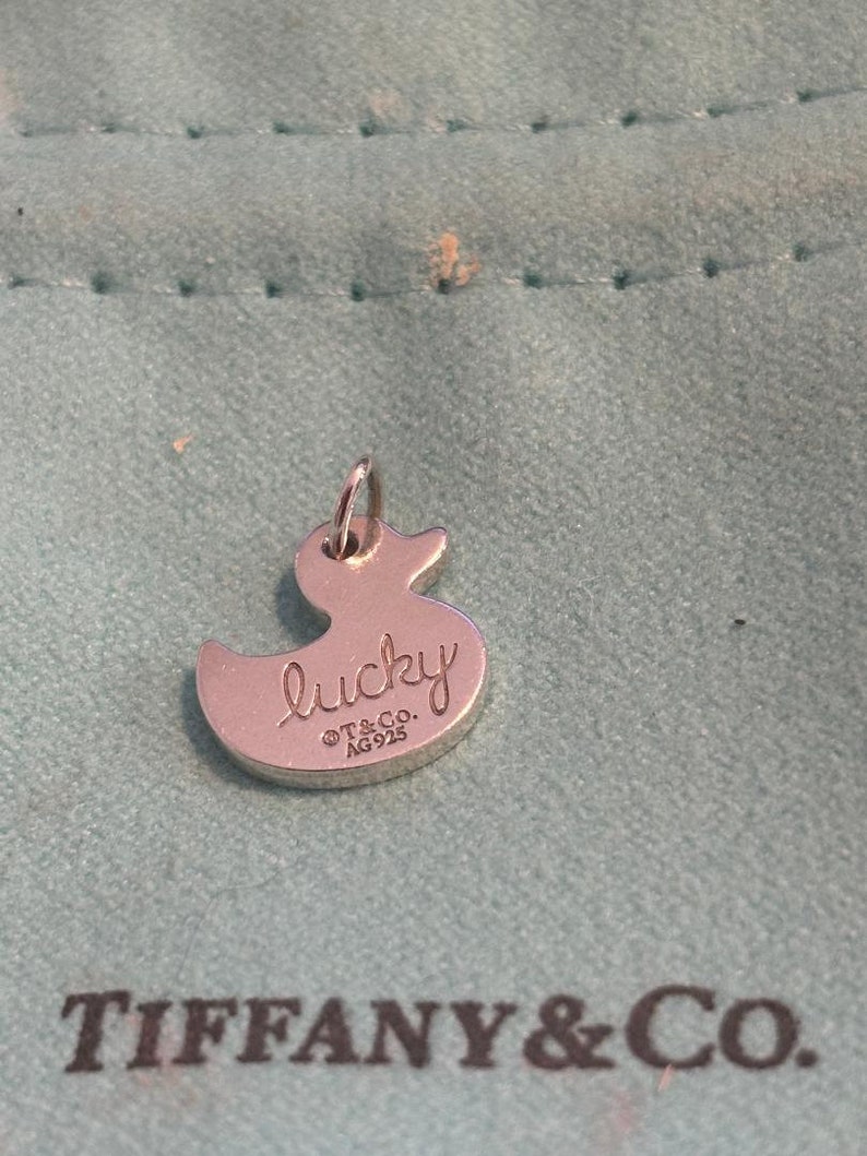 Like New, Very Rare Tiffany & Co. Sterling Silver Lucky Duck Charm - Etsy