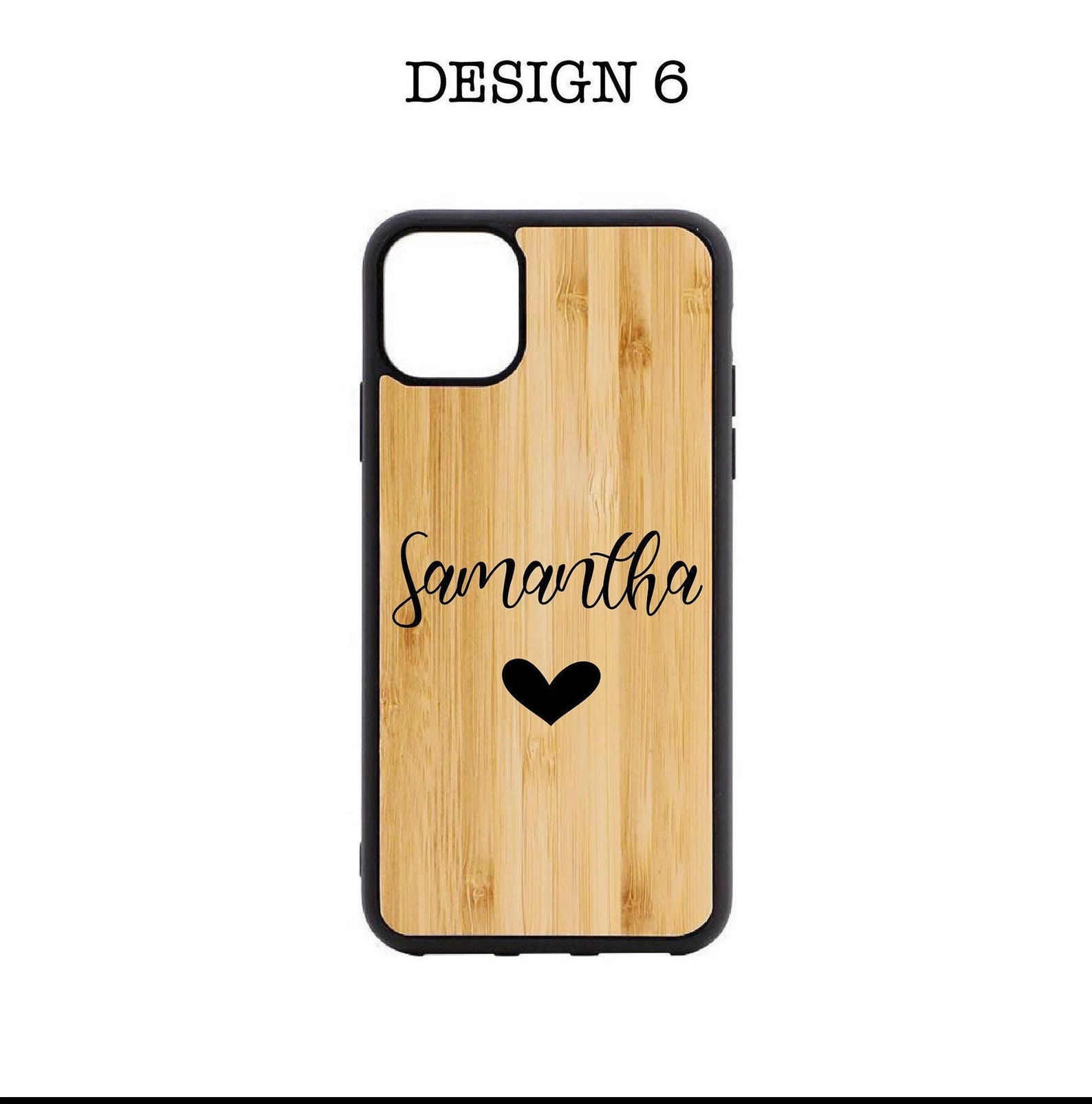Personalised Bamboo Phone Case for iPhone 12/11/x/xs/xr - Etsy