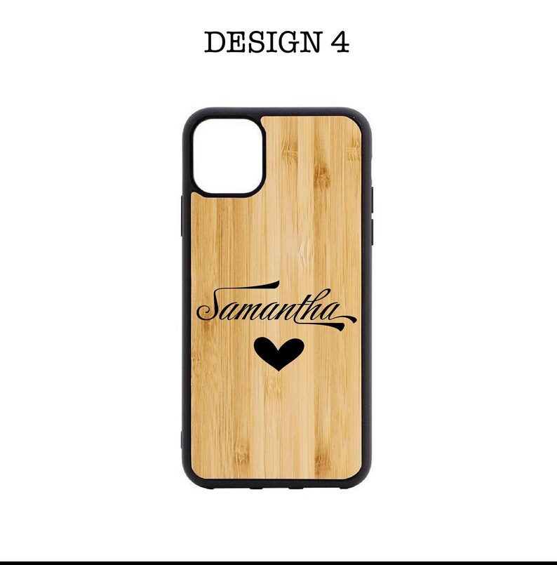 Personalised Bamboo Phone Case for iPhone 12/11/x/xs/xr - Etsy