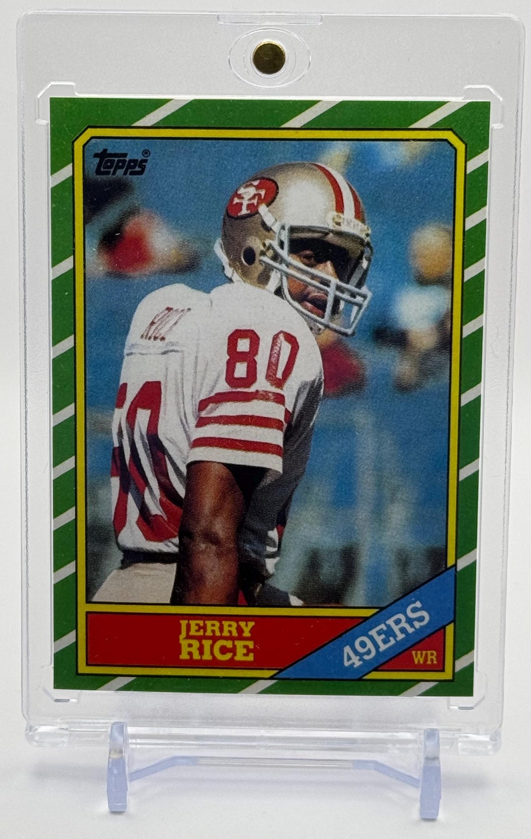 Jerry Rice 161 Rookie REPRINT CARD 1986 Topps HOF Rookie - Etsy
