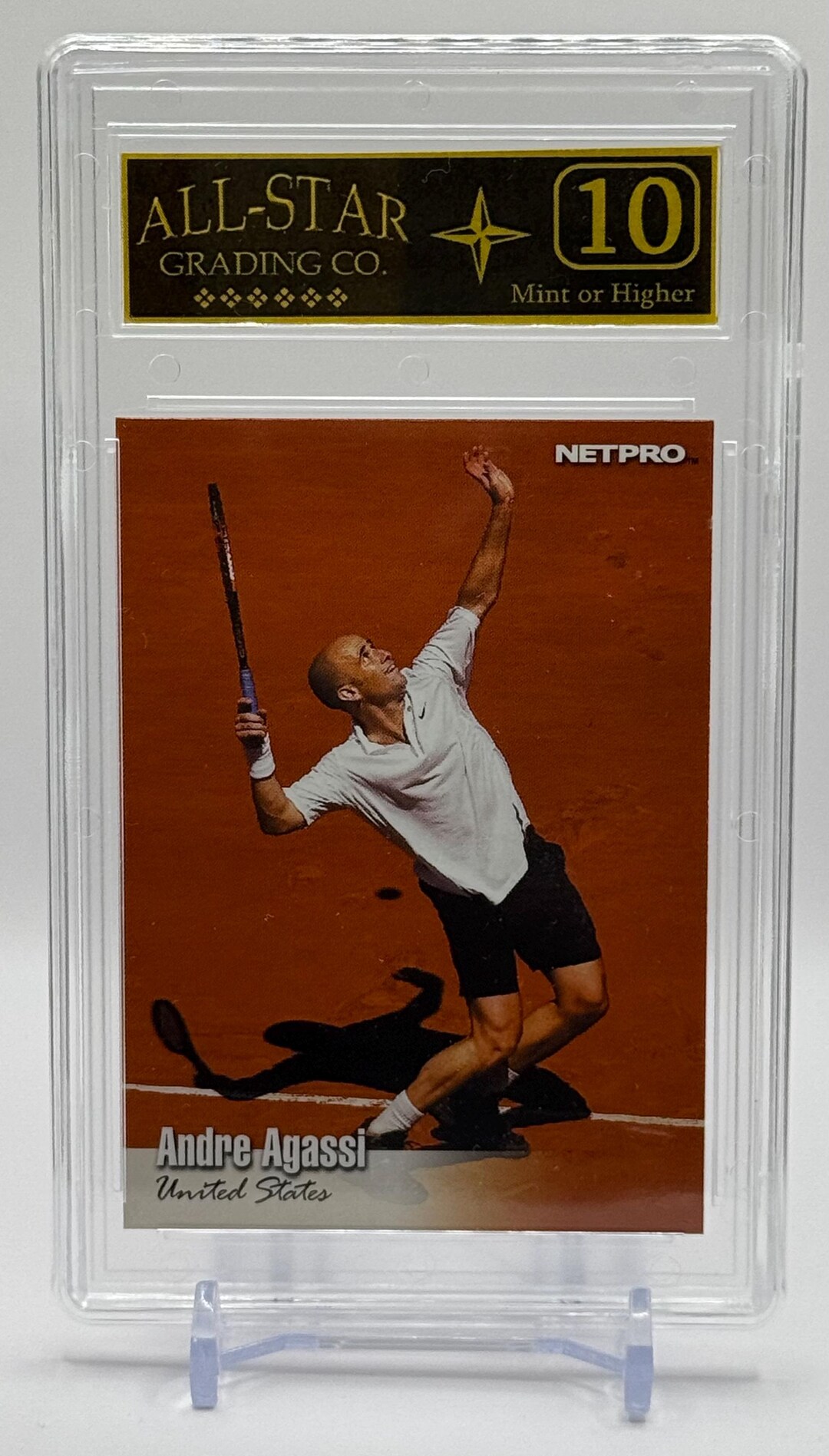 2003 Andre Agassi/ the Netpro Trading Company/all Star Grading 10! - Etsy