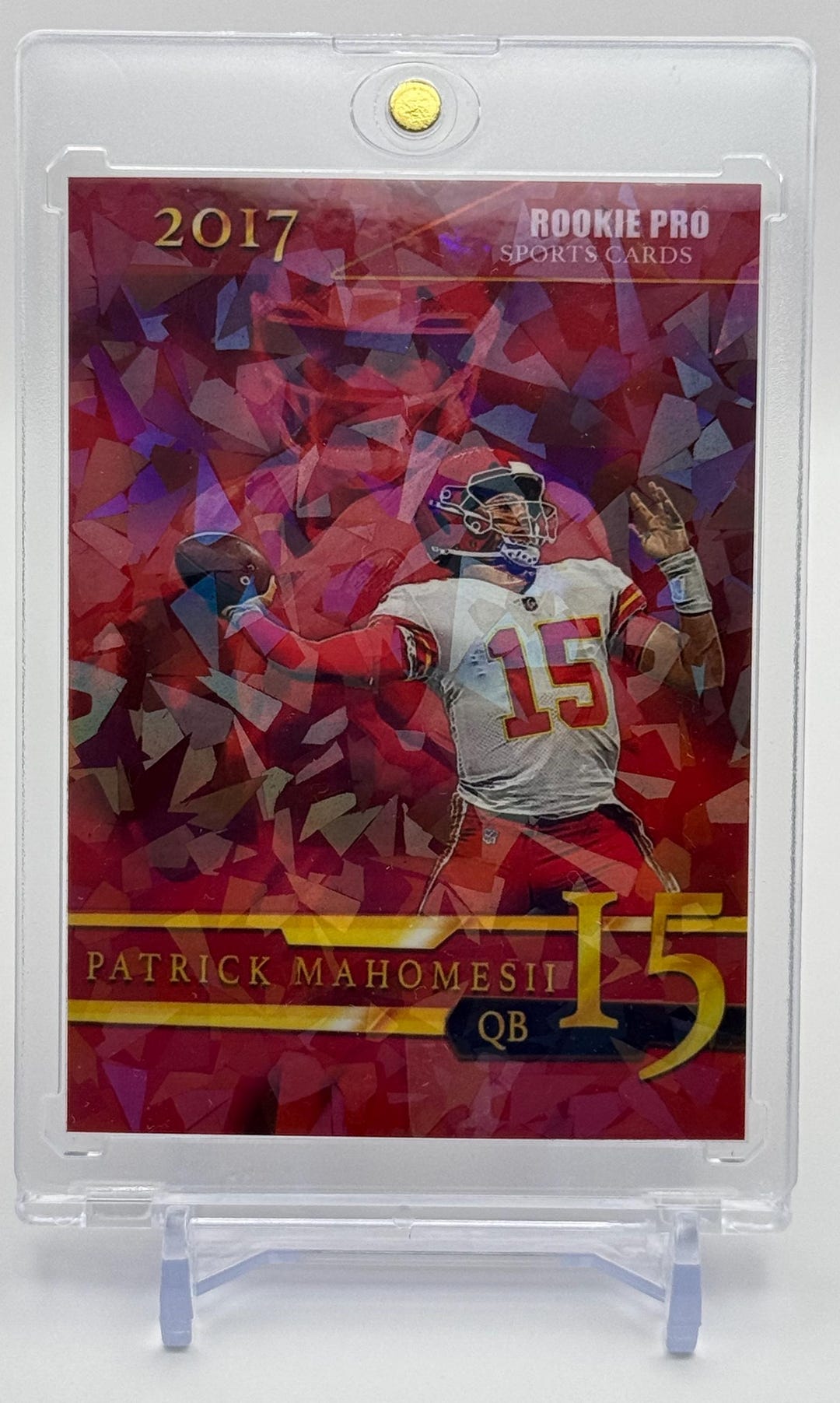 2017 Patrick Mahomes #15 Kansas City Chief - Rookie Pro Sport Cards ...