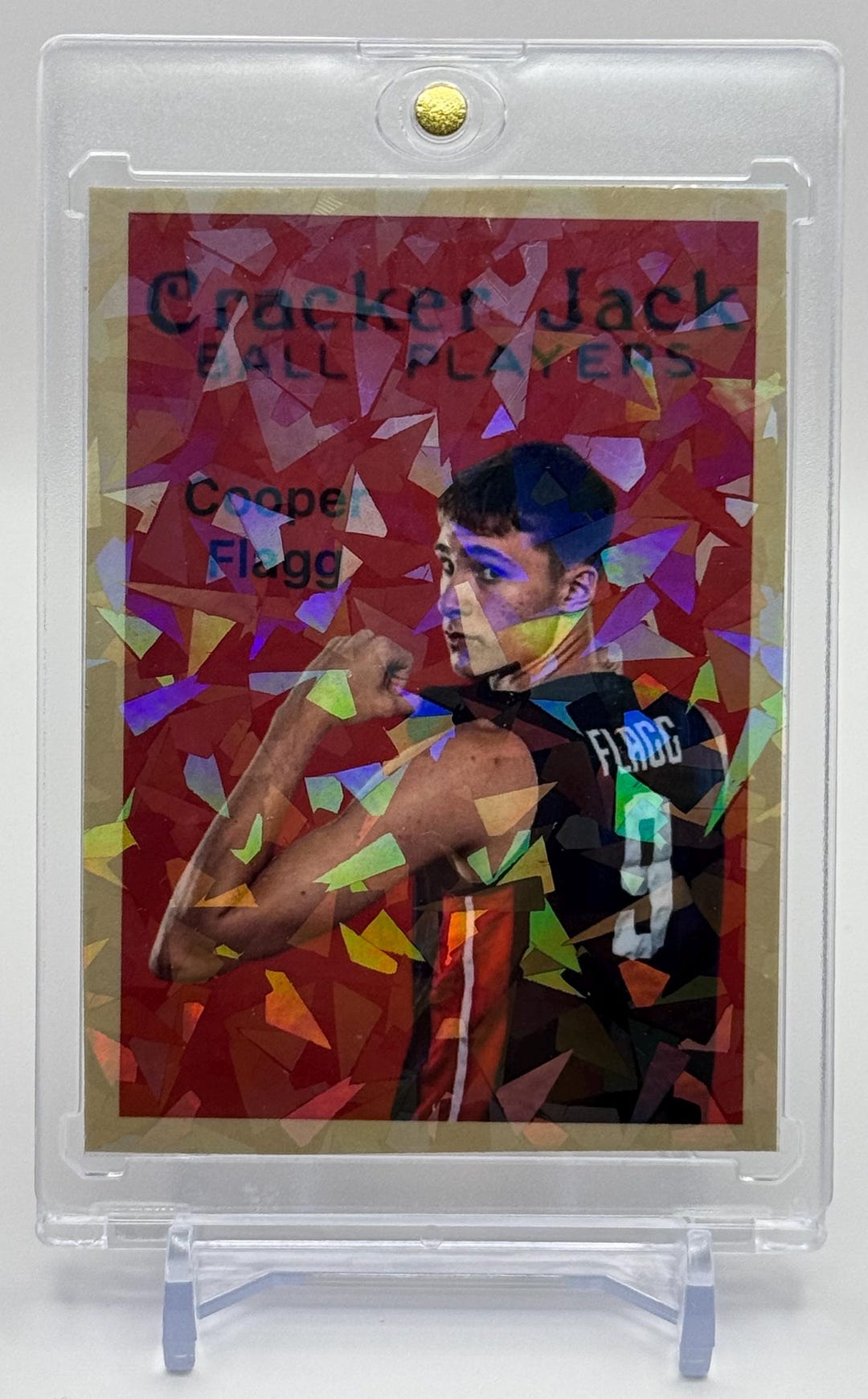 Cooper Flagg #9 Cracker Jack Rookie Card Holo Cracked Ice! - Etsy