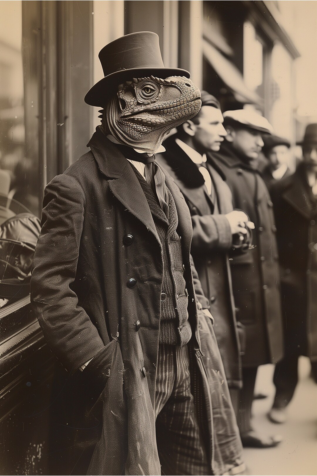 Mr T Rex, Vintage Victorian Gothic Vintage Photography, Art Poster ...