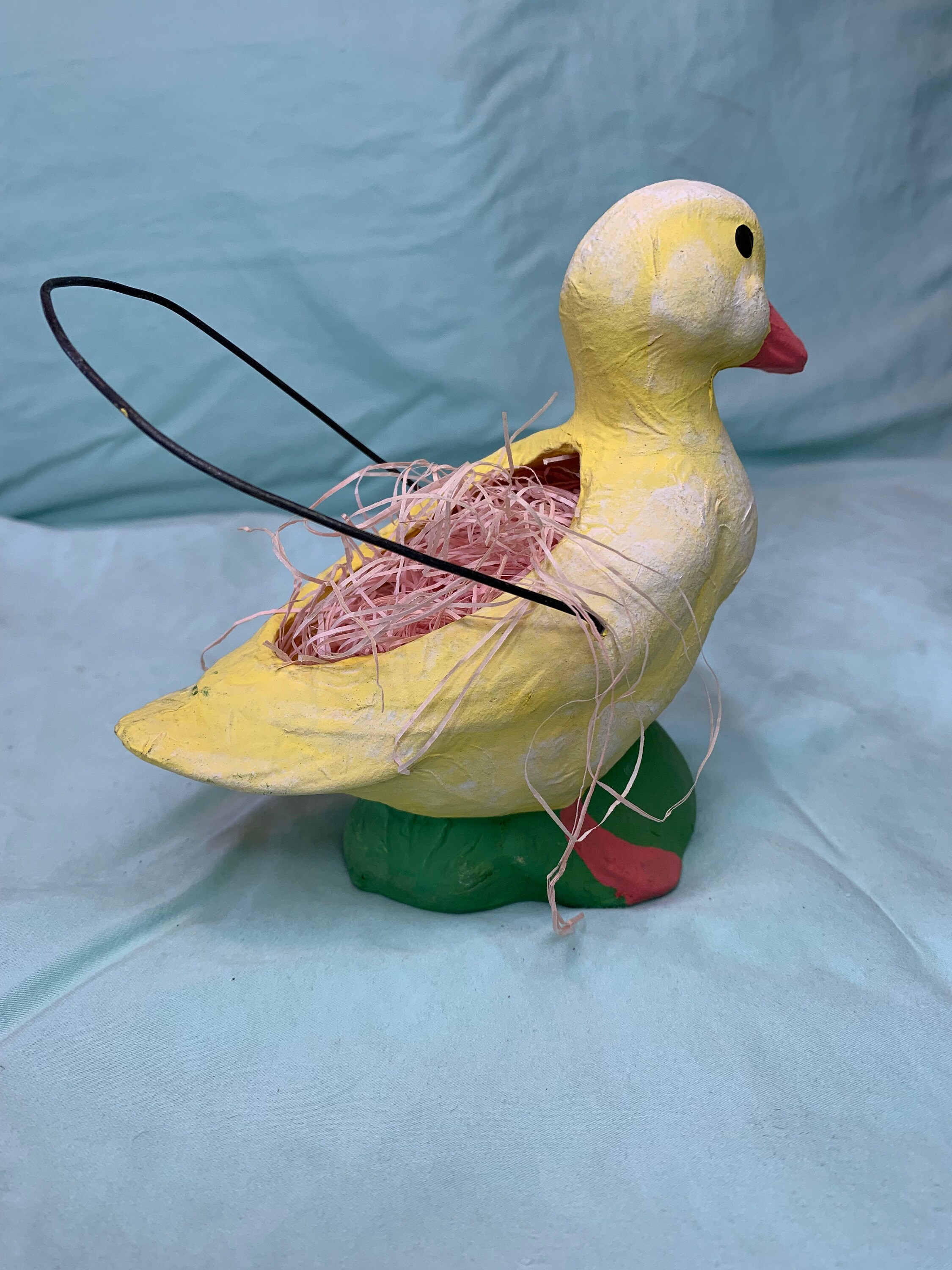 Paper Mache Chick Candy Container VINTAGE GERMAN MADE - Etsy