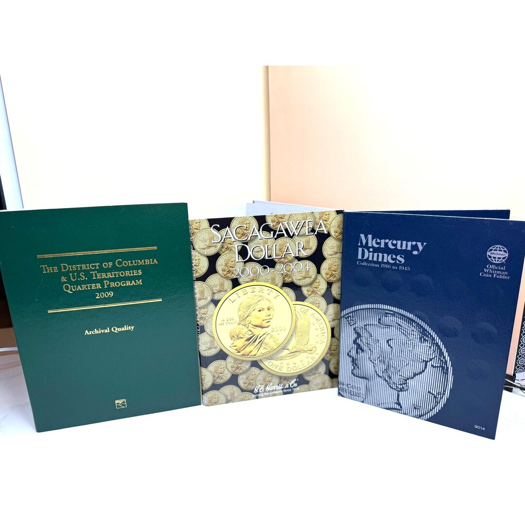 Commemorative Coin Folders EACH SOLD SEPARATELY Dimes Quarters Dollars ...