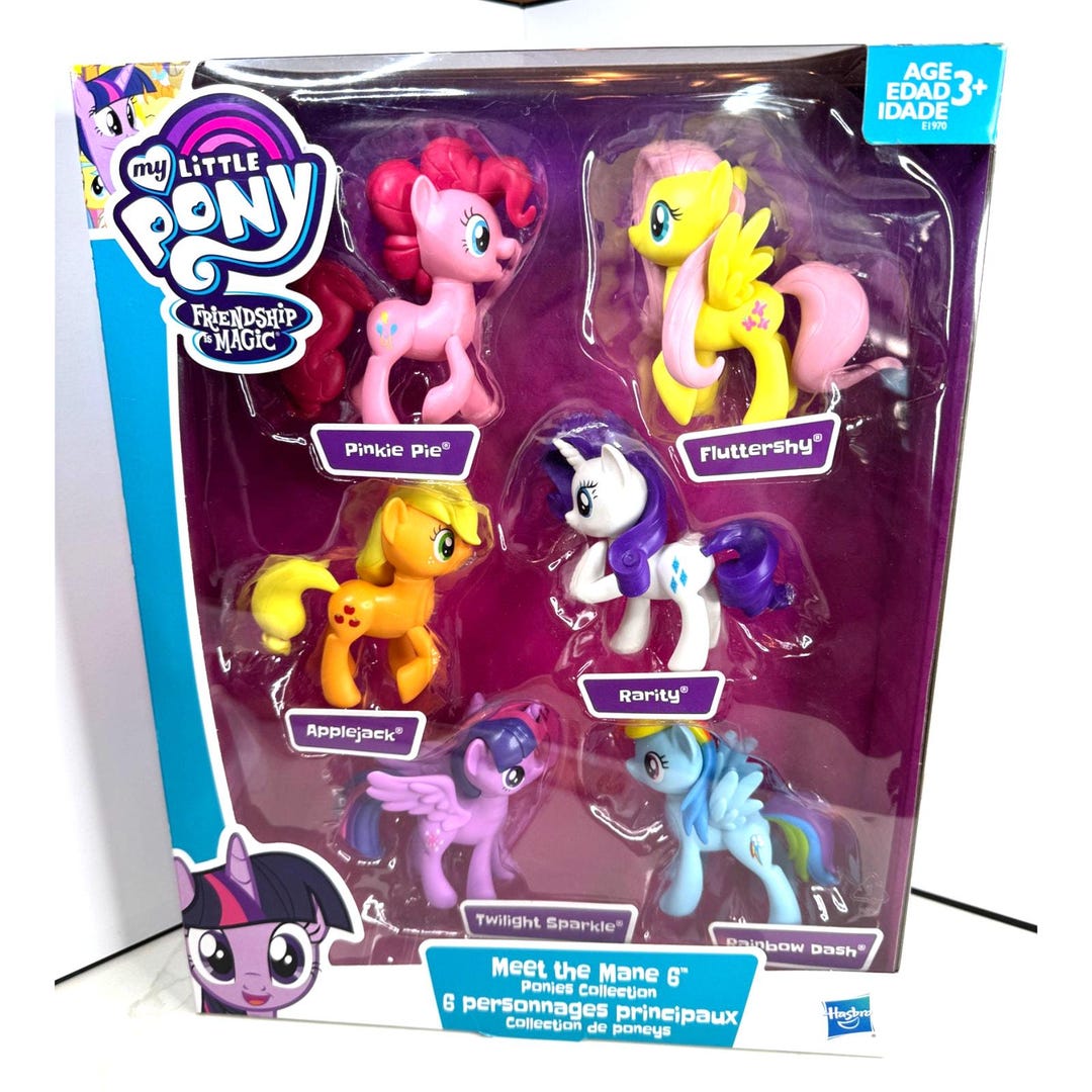 2017 My Little Pony Meet the Mane 6 Ponies Collection NIB Friendship is ...