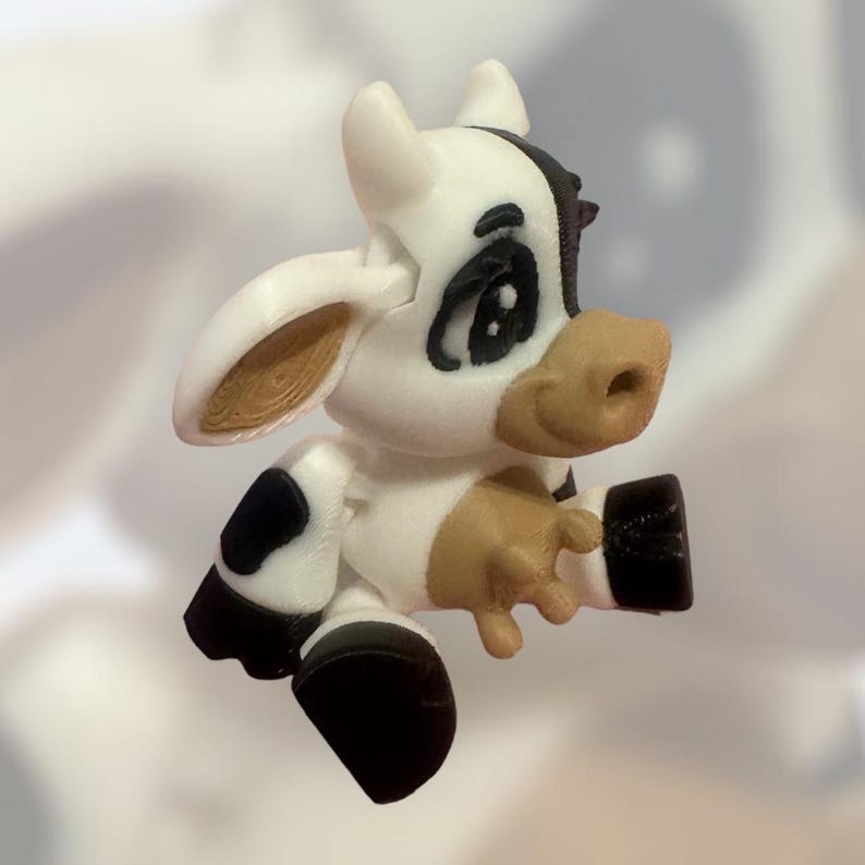 3D Printed Fully Articulated Dairy Cow - Marjorie Moo | Handcrafted ...