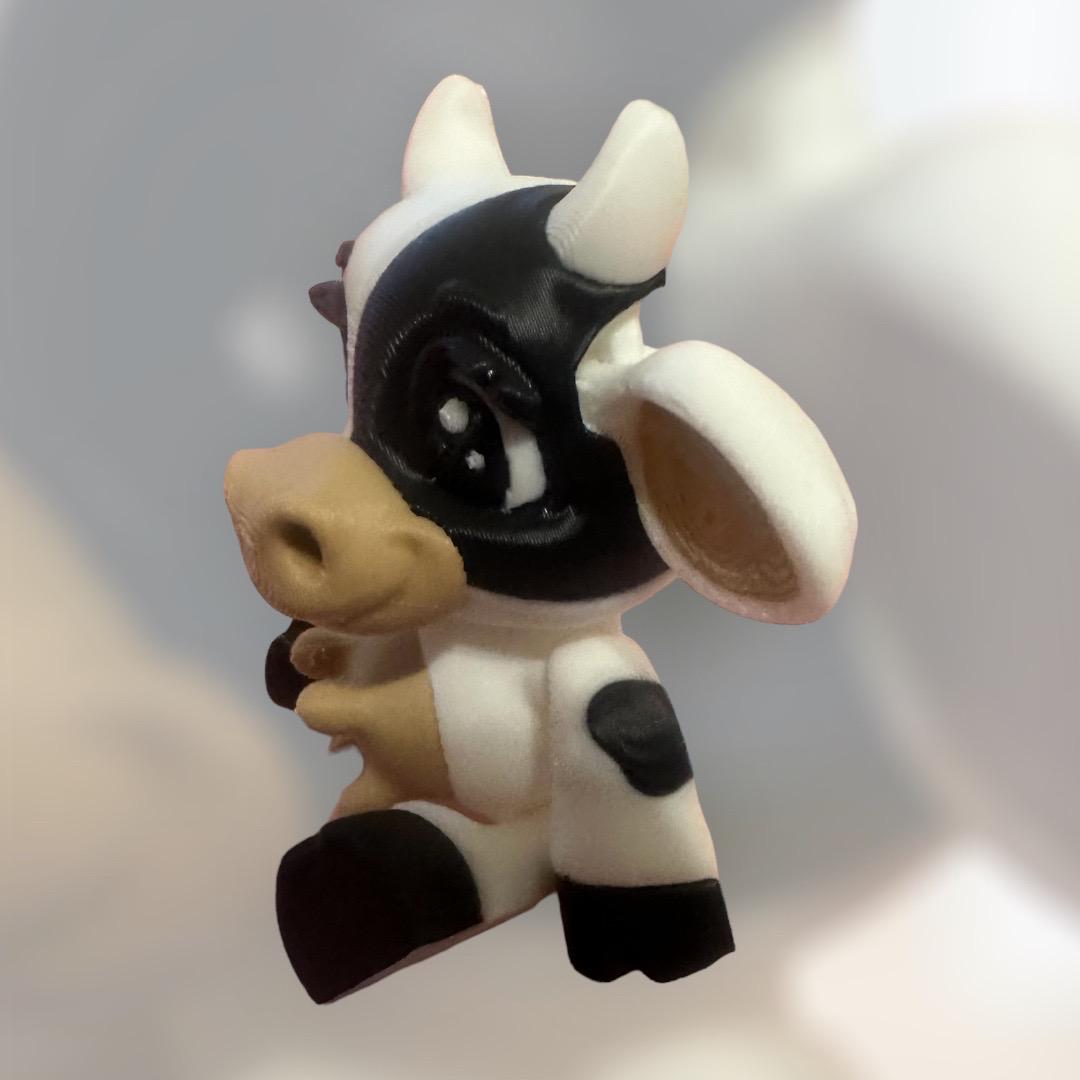3D Printed Fully Articulated Dairy Cow - Marjorie Moo | Handcrafted ...