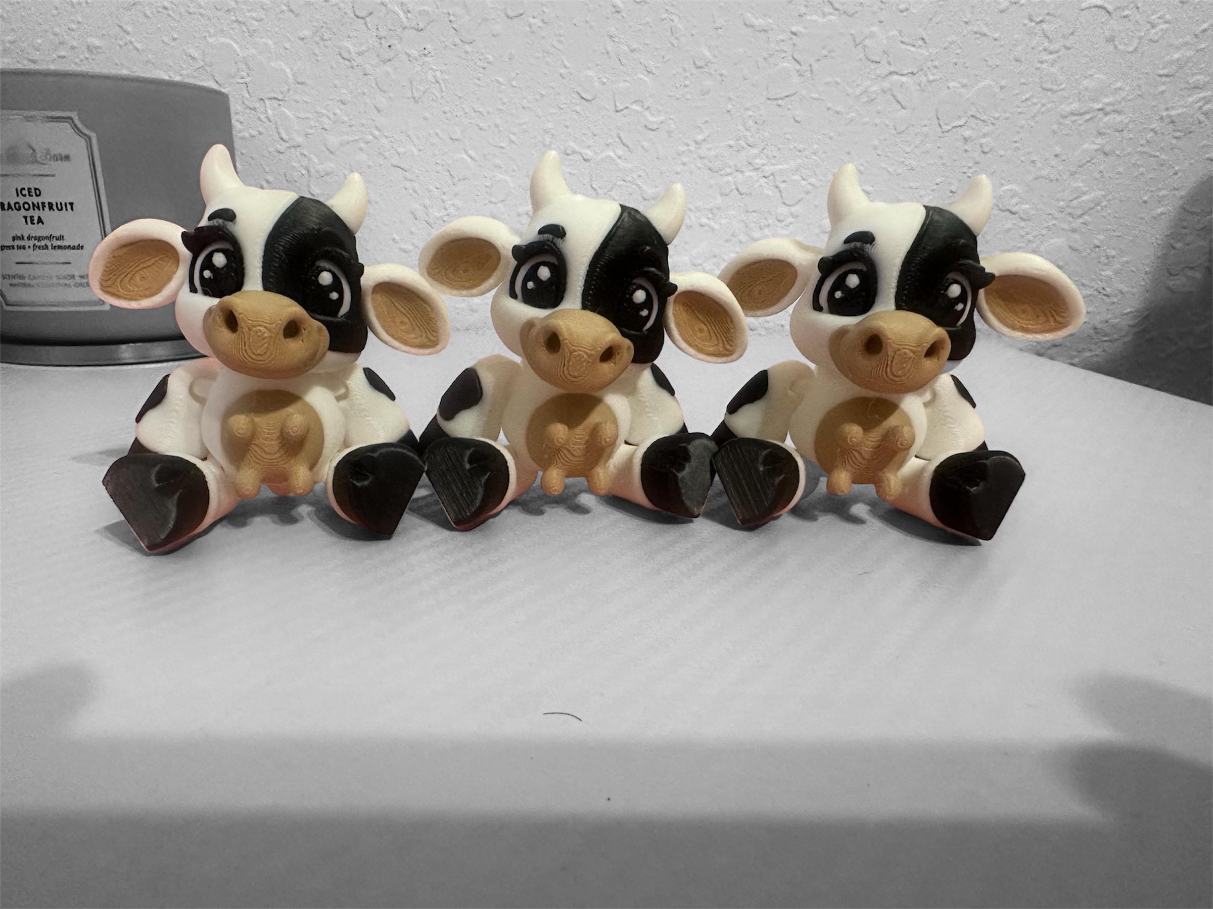 3D Printed Fully Articulated Dairy Cow - Marjorie Moo | Handcrafted ...