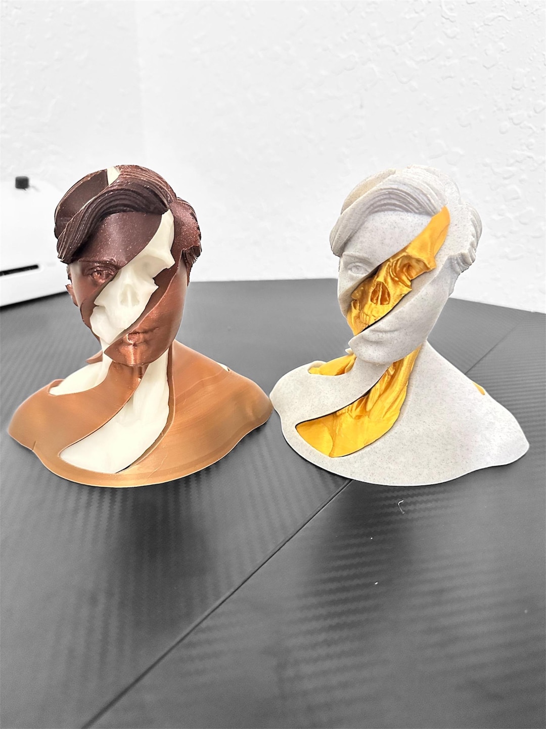 Head & Skeleton Fidget Toy: 3D Printed Articulated Stress Relief Gadget ...