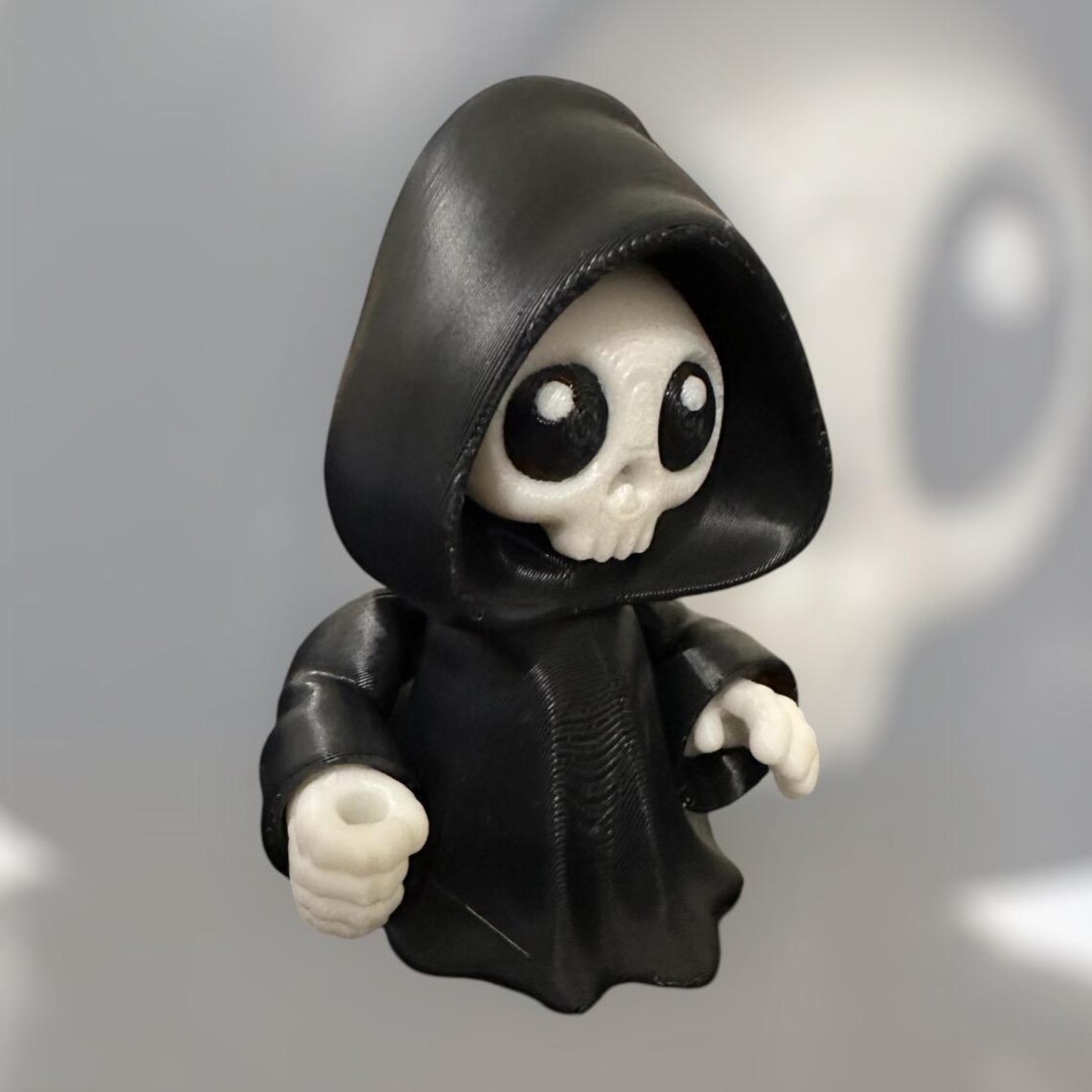 Grim Reaper: Articulated 3D Printed Cloaked Figure | Spooky Halloween ...