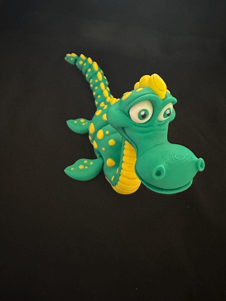 Articulated Loch Ness Monster: Fully Articulated 3D Printed Nessy Toy ...