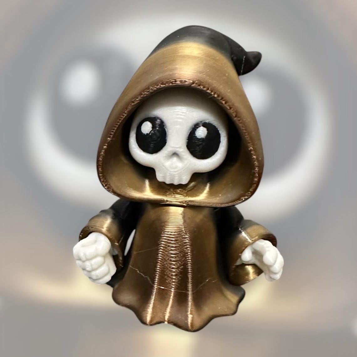 Grim Reaper: Articulated 3D Printed Cloaked Figure | Spooky Halloween ...