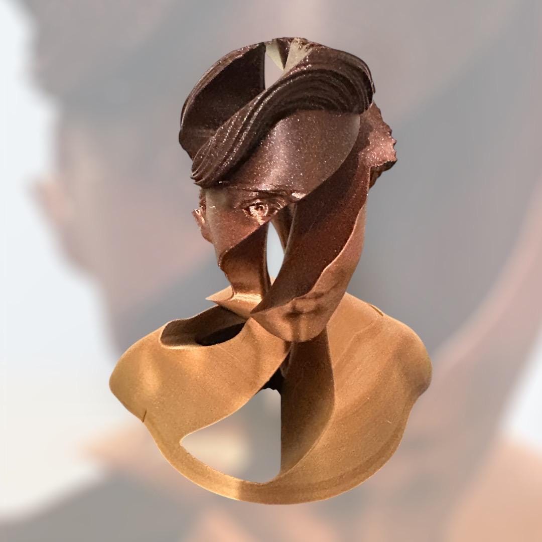 Head & Skeleton Fidget Toy: 3D Printed Articulated Stress Relief Gadget ...