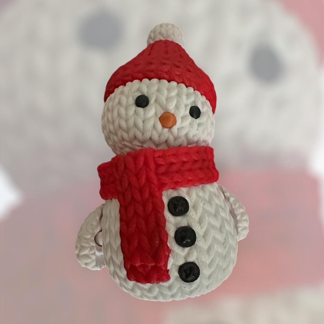 3d-printed Fully Articulated Frosty the Snowman | Customizable Holiday ...