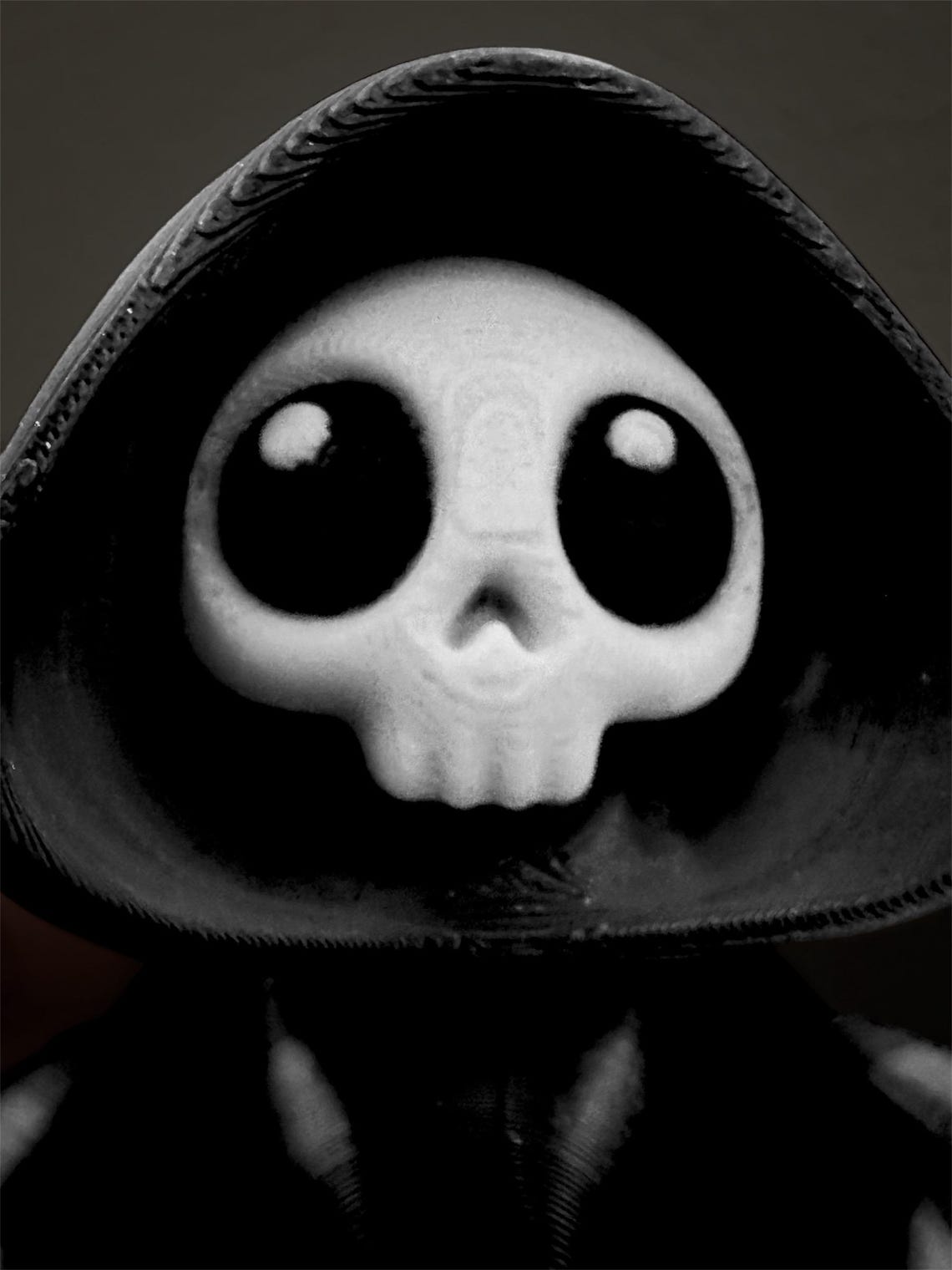 Grim Reaper: Articulated 3D Printed Cloaked Figure | Spooky Halloween ...