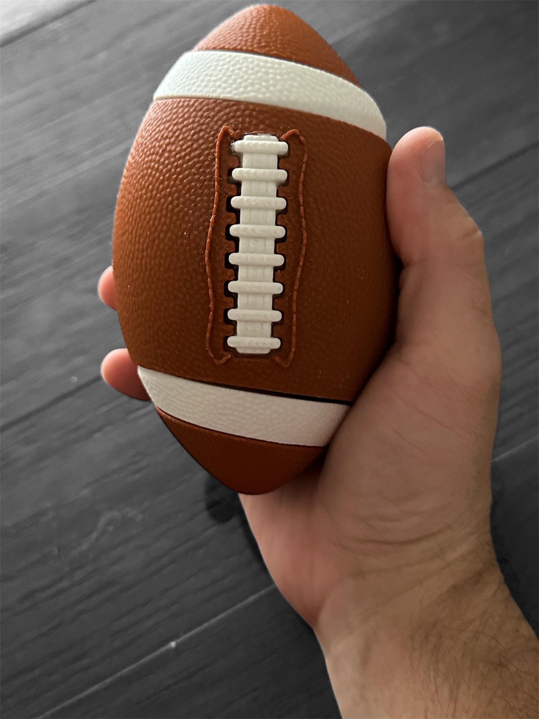 3D Printed Custom Football Fidget | Personalized Team Colors & Names ...