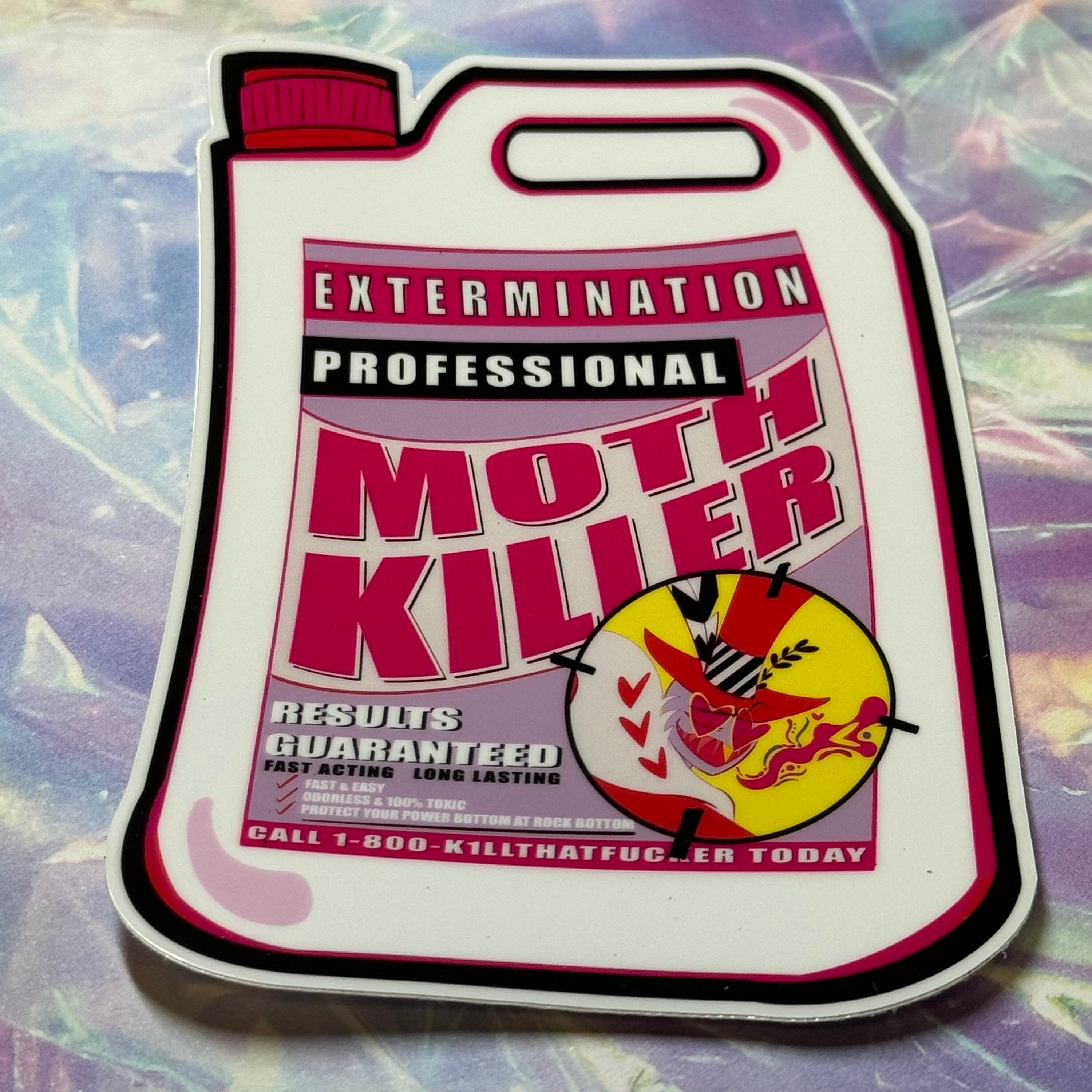 Valentino Pesticide Sticker Hazbin Hotel 4 Vinyl Sticker Valentino ...