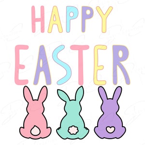Happy Easter Peeps, Digital Download - Svg, Png, Png, Pdf - Etsy
