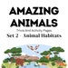 Amazing Animals Trivia and Activity Pages | Set 2 - Animal Habitats - Etsy