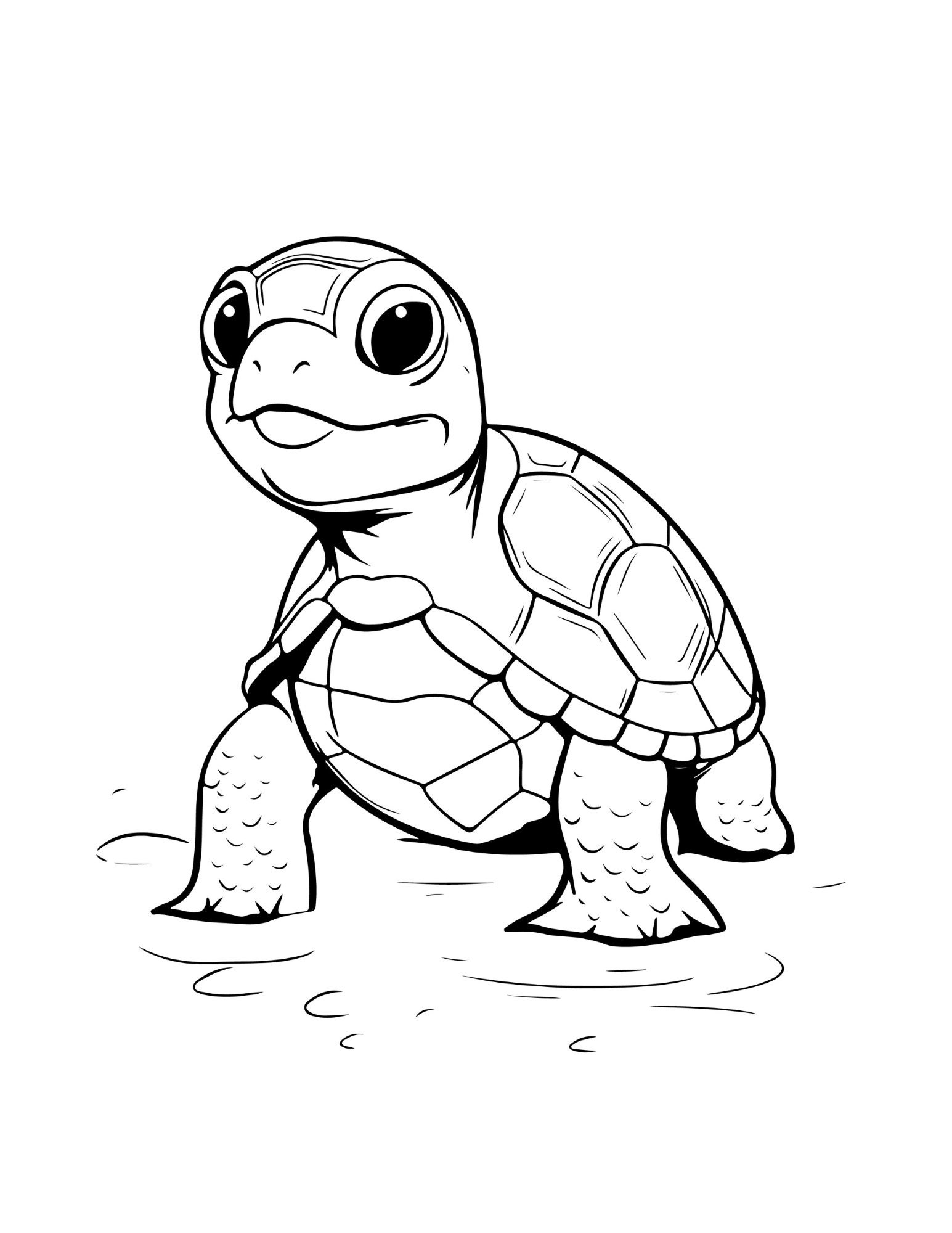 Ocean Friends Coloring Pages for Kids - Etsy