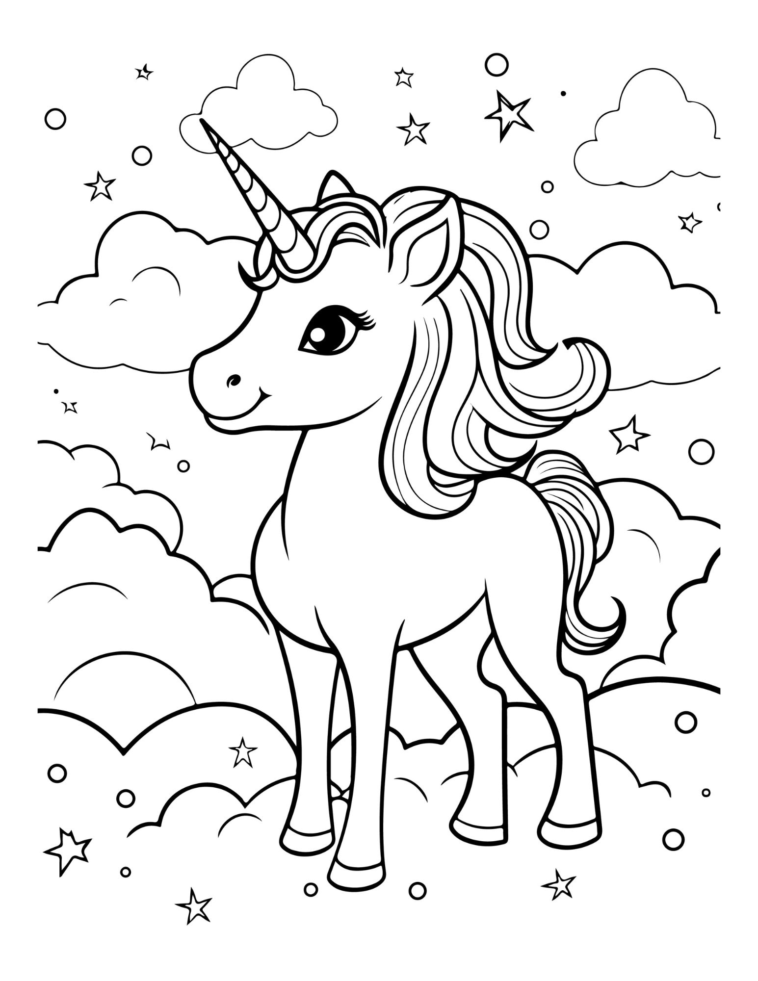 Kids Love to Color Unicorns - Etsy
