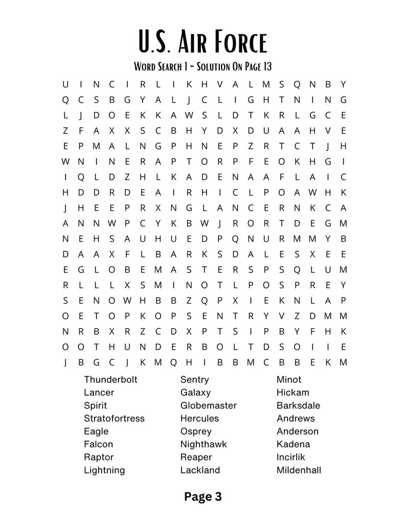 The All American Puzzle Book for Adults and Seniors - Digital Download ...