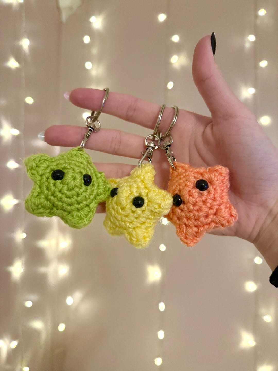Star Keychain - Etsy