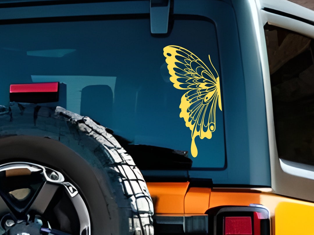 Vinyl Car Decal Butterfly Sticker Butterfly Decal Butterfly Wing ...