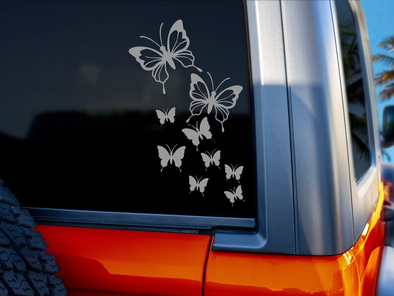 Butterfly Car Decal Vinyl Sticker Butterfly Decal Butterfly Decor ...