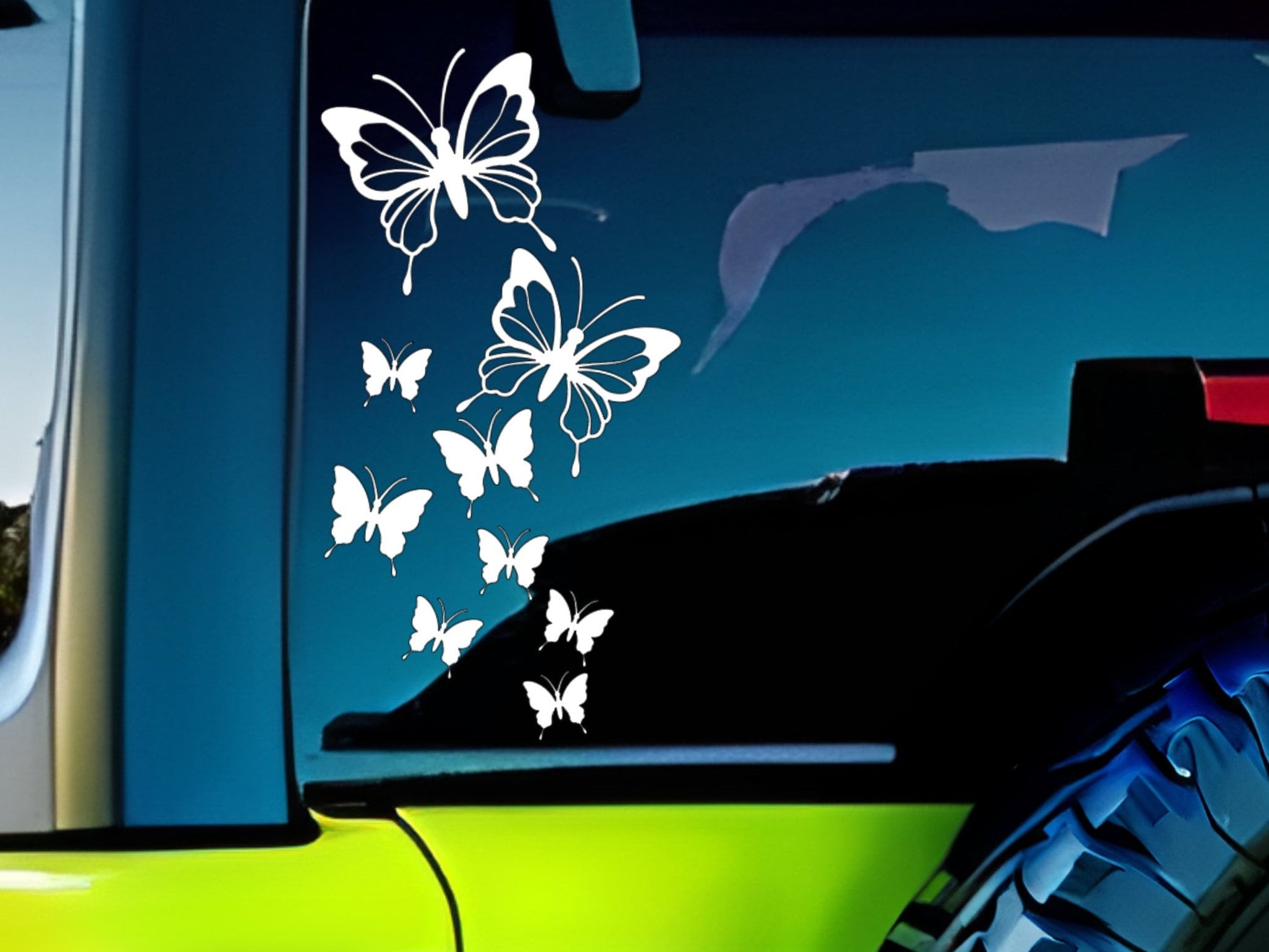 Butterfly Car Decal Vinyl Sticker Butterfly Decal Butterfly Decor ...