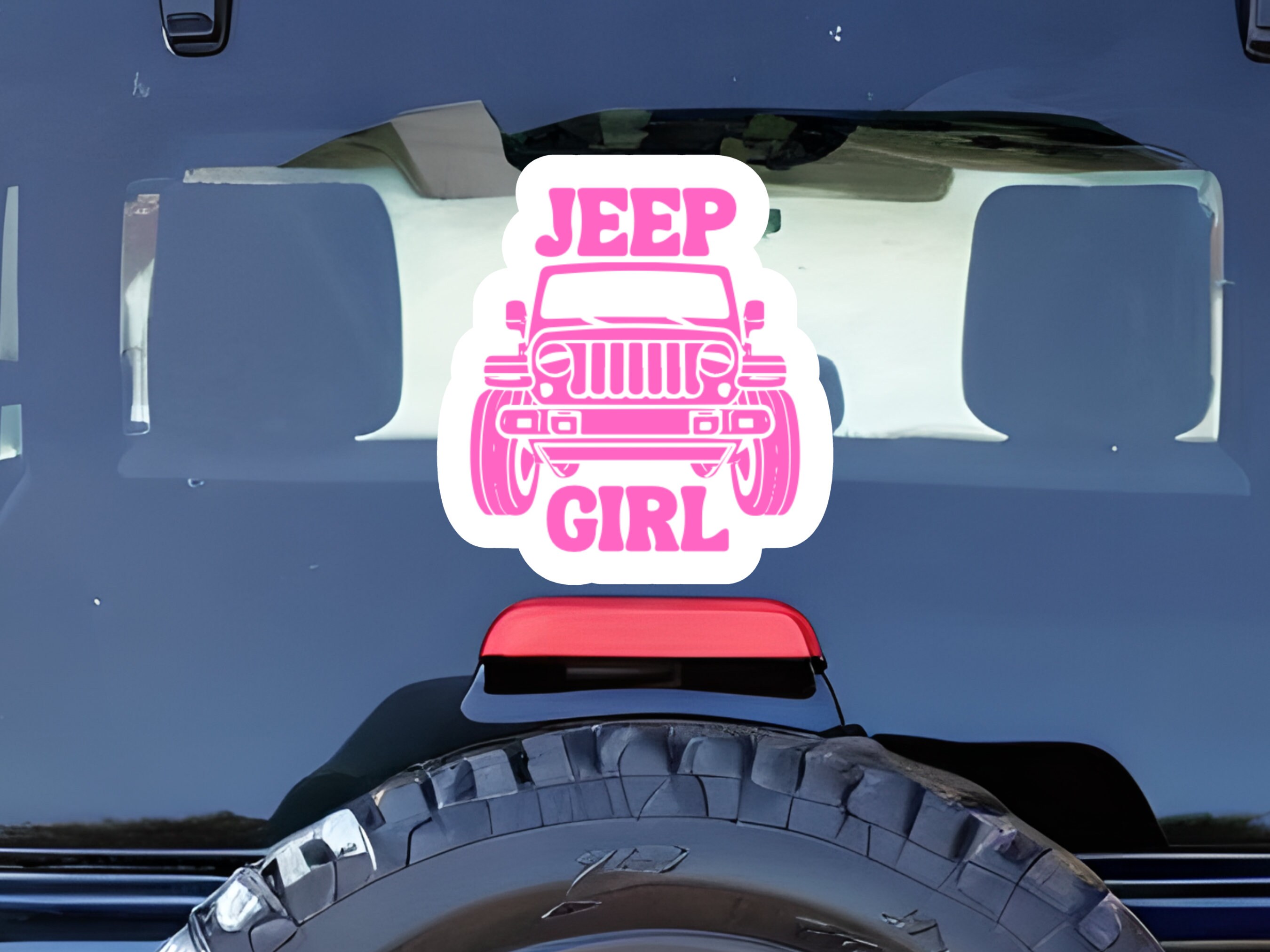 Jeep Decal Car Decal Vinyl Decal Jeep Stickers Car Sticker Jeep Girl ...