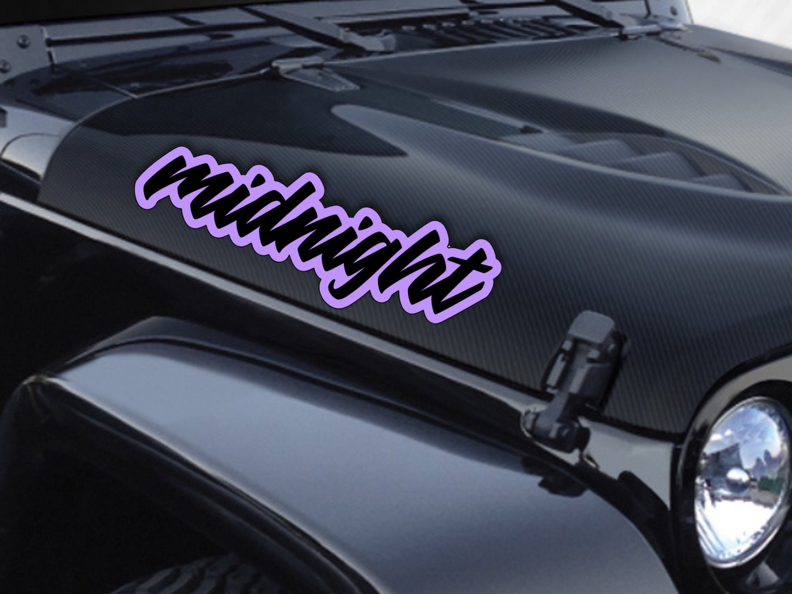 Jeep Hood Decal Custom Vinyl Decal for Jeep Girl Jeep Wrangler ...