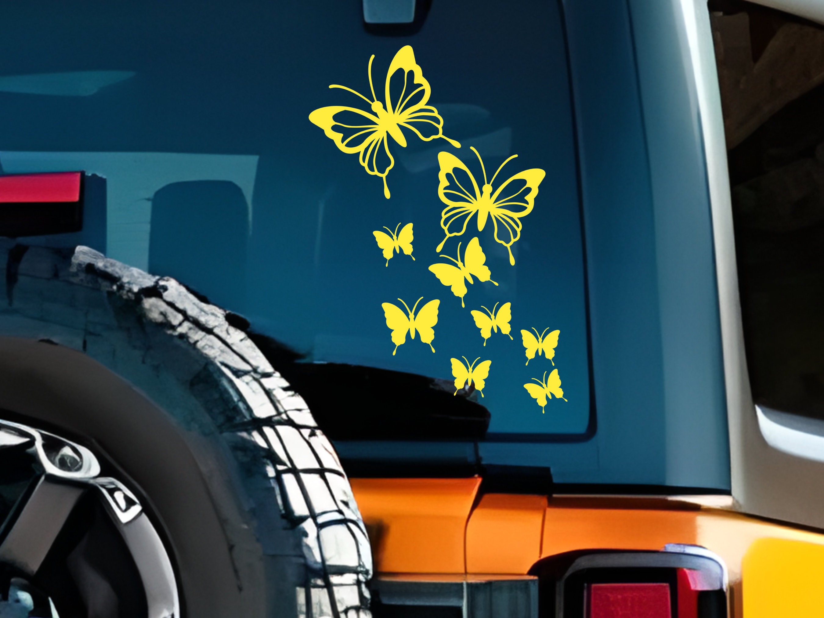 Butterfly Car Decal Vinyl Sticker Butterfly Decal Butterfly Decor ...