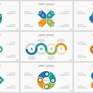 New Custom SWOT Analysis Templates, Swot Layout Infographics, SWOT ...
