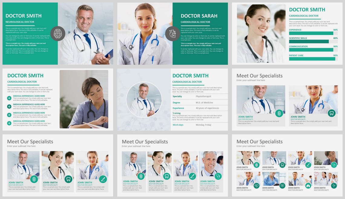 New Custom Medical Powerpoint Template, Nursing Presentation Template ...